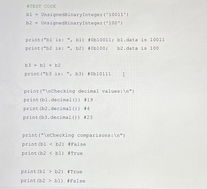 Solved def is_twos_power (self) : .. returns True if self is | Chegg.com