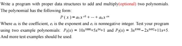 Solved java write a program in java to add and | Chegg.com Solved java write a program in java to add and | Chegg.com