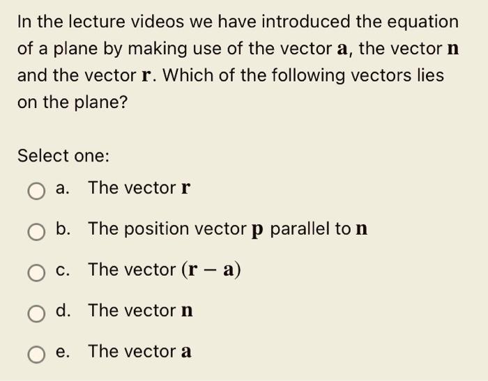 In the lecture videos we have introduced the equation | Chegg.com