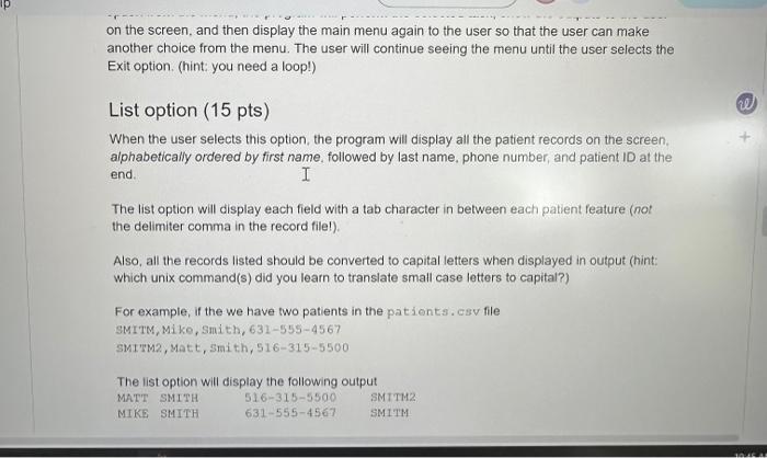 UNIX/LINUX | Chegg.com