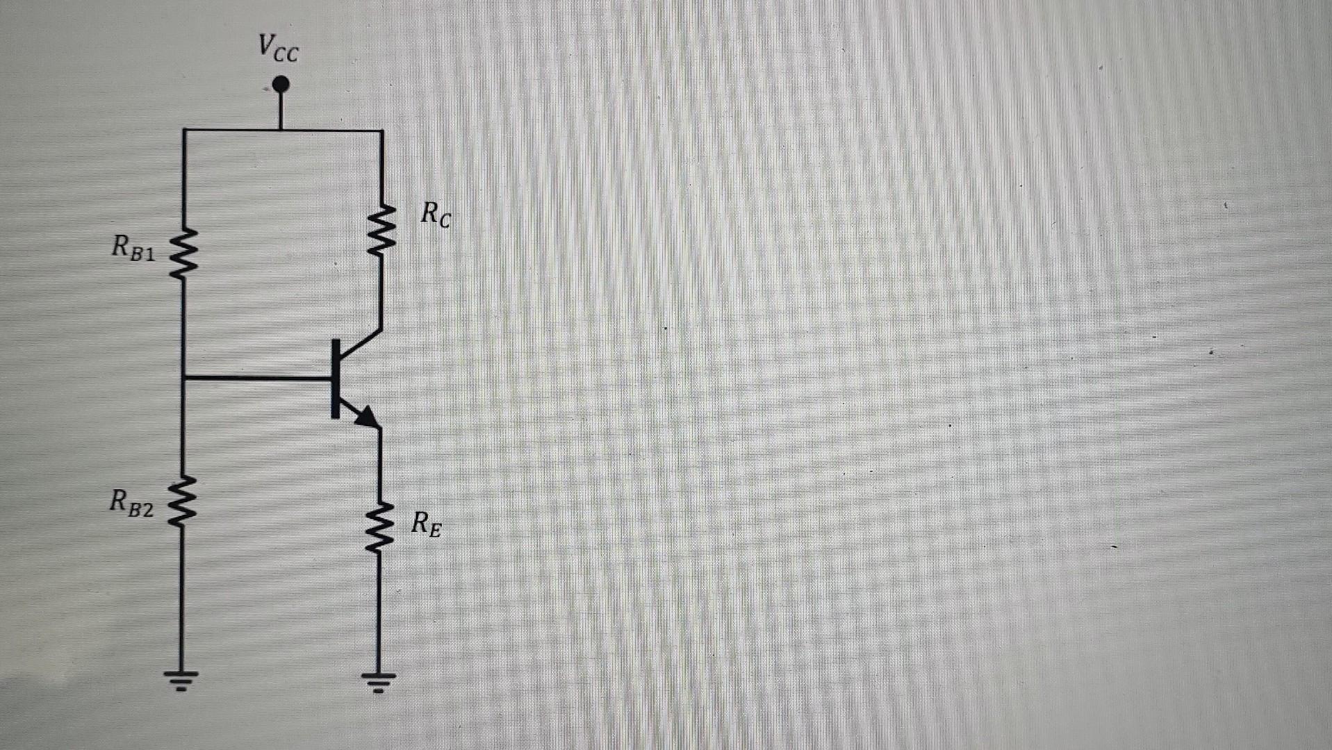 Solved The voltage-divider bias circuit shown has | Chegg.com