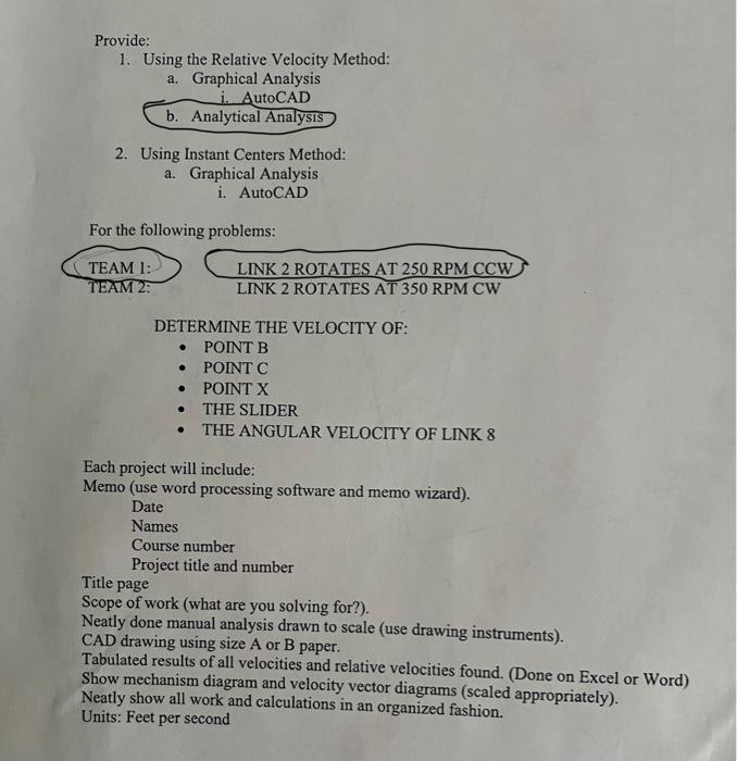 Solved 1. Using the Relative Velocity | Chegg.com