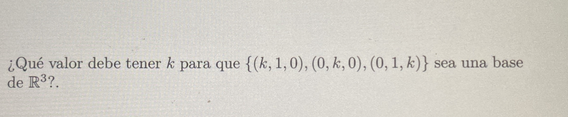 Solved ¿Qué ﻿valor debe tener k ﻿para que | Chegg.com