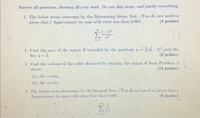 Solved Calculus 2: Emergencyplease I need these problem done | Chegg.com