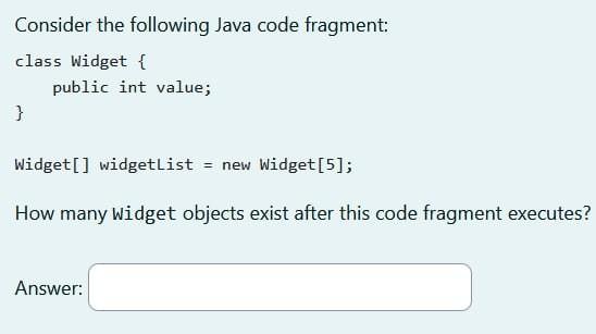 Solved i;i numList. A Java array is considered a primitive | Chegg.com