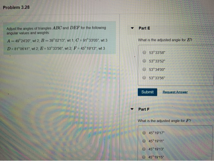 Solved Homework 2 Problem 3.28 Part C Adjust the angles of | Chegg.com