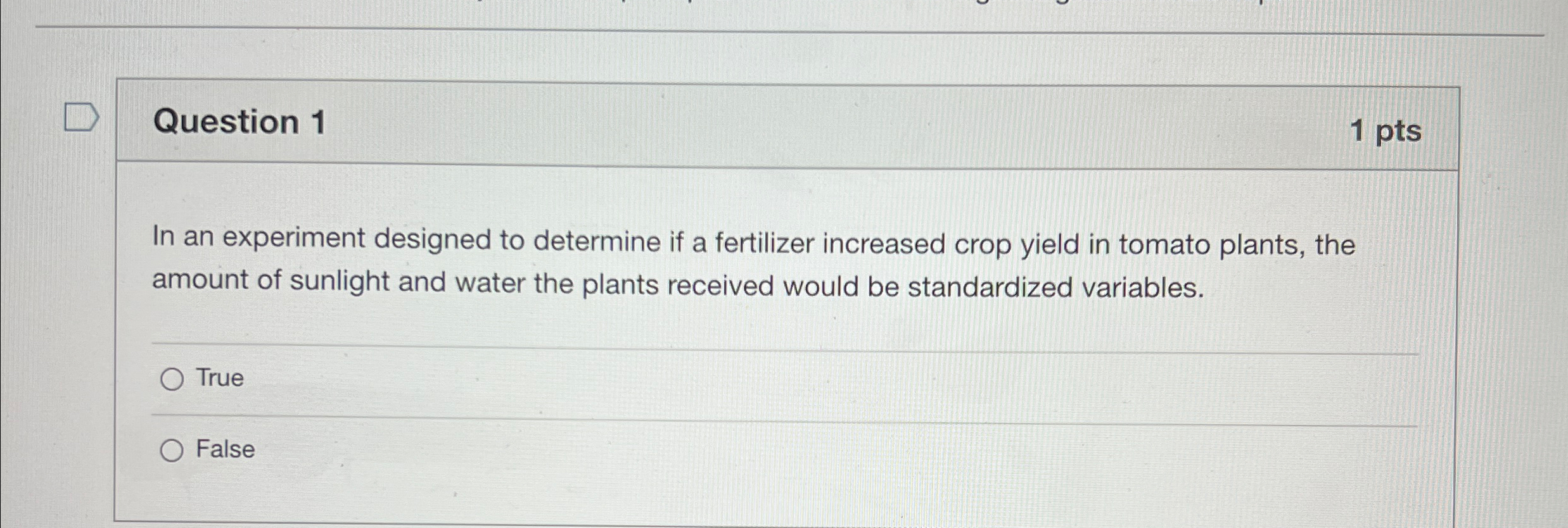 Solved Question 11 ﻿ptsIn an experiment designed to | Chegg.com