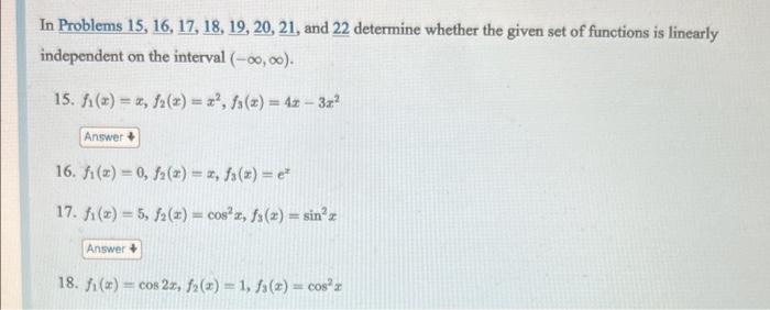 Solved In Problems 15,16,17,18,19,20,21, and 22 determine | Chegg.com