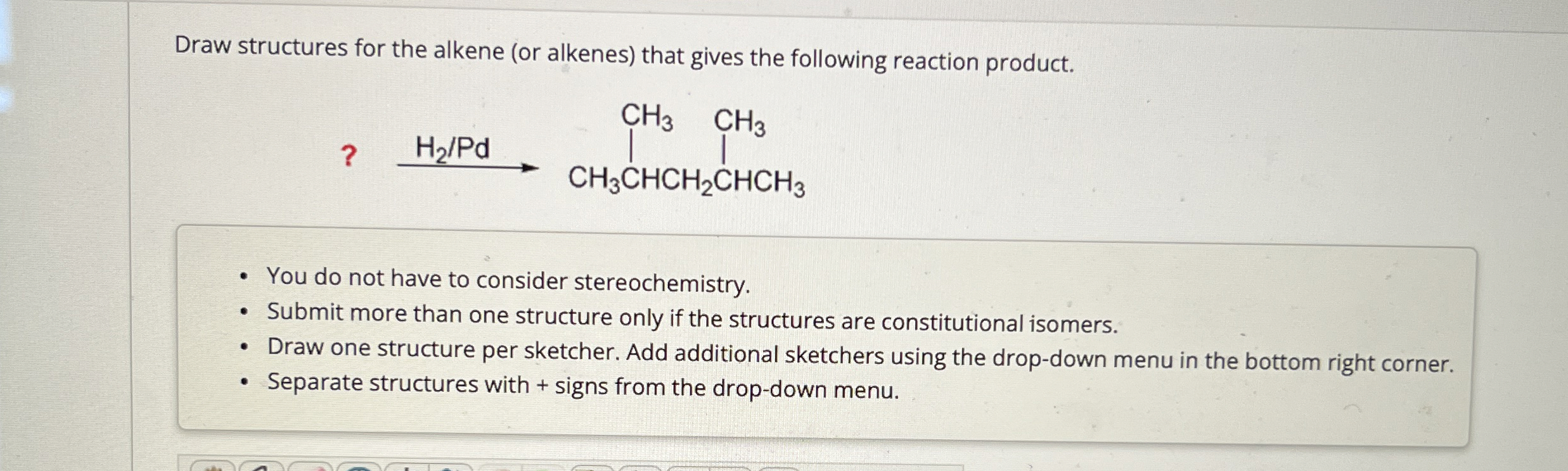 Solved Draw structures for the alkene (or alkenes) ﻿that | Chegg.com