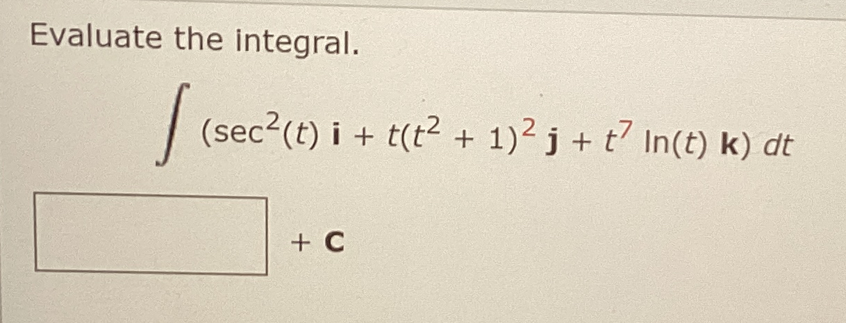 Solved Evaluate the | Chegg.com