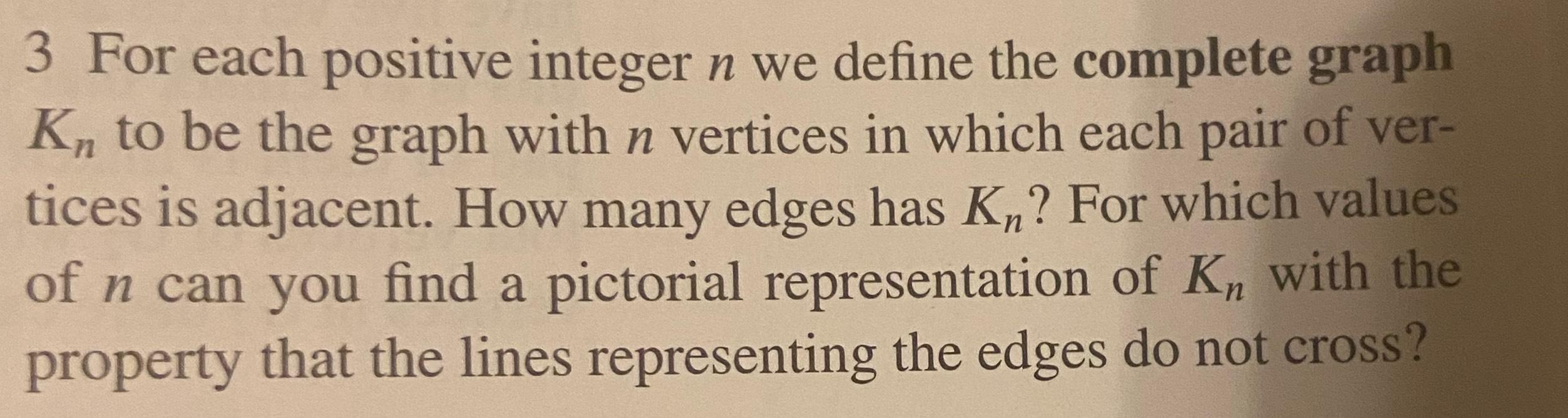 Solved 3 ﻿For each positive integer n ﻿we define the | Chegg.com