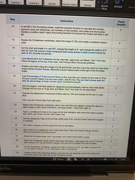 Exp19_Excel_AppCapstone_Intro_Collection Project | Chegg.com