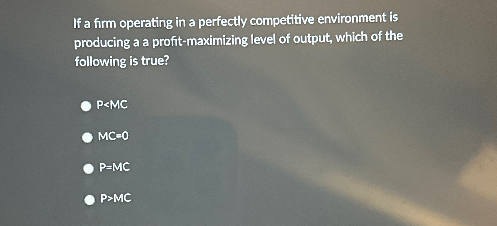 Solved If a firm operating in a perfectly competitive | Chegg.com