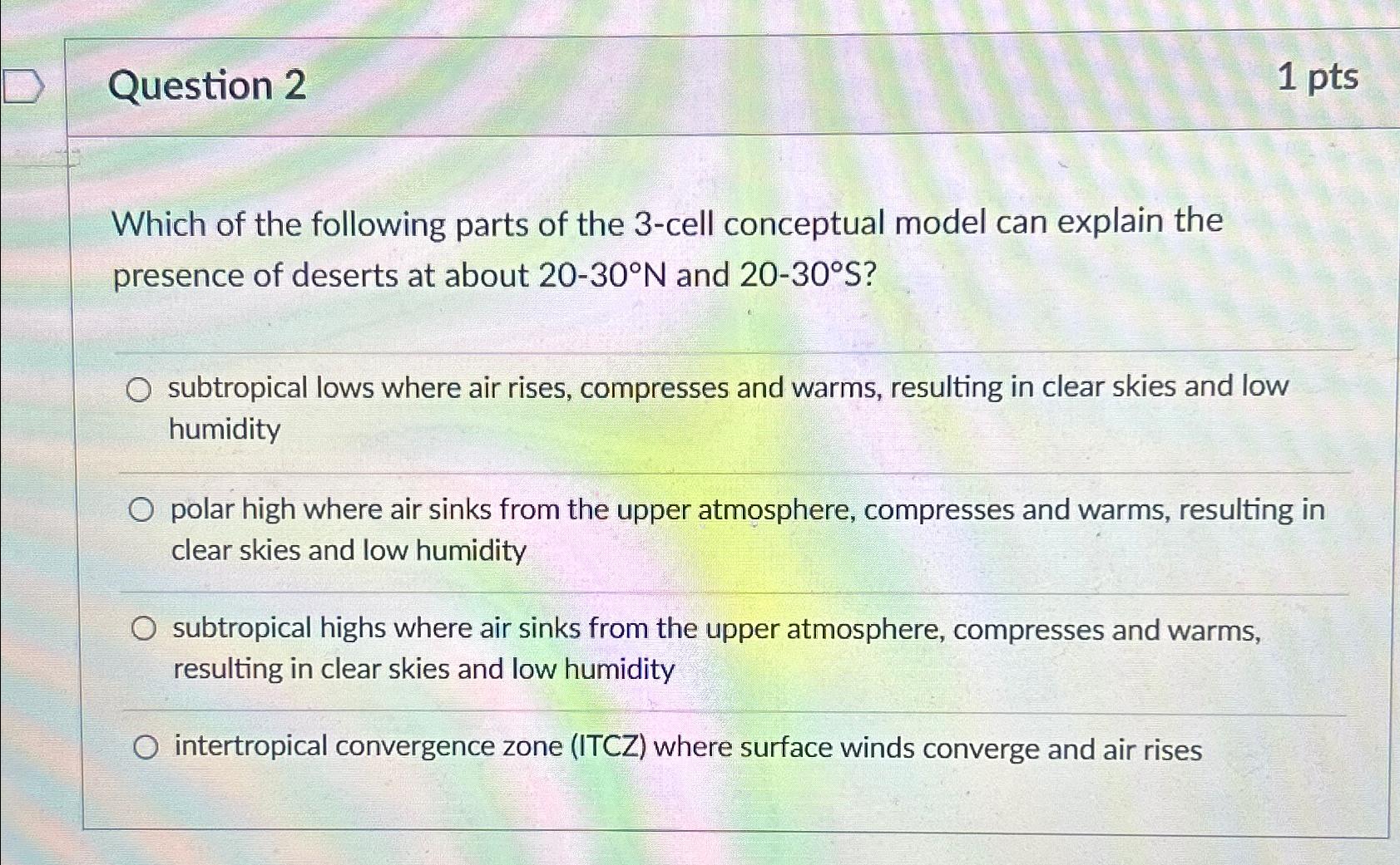 Solved Question 21 ﻿ptsWhich of the following parts of the | Chegg.com