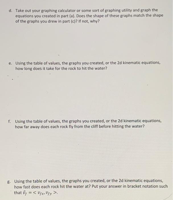 Solved 1) A person standing on the edge of a 10 m high cliff | Chegg.com