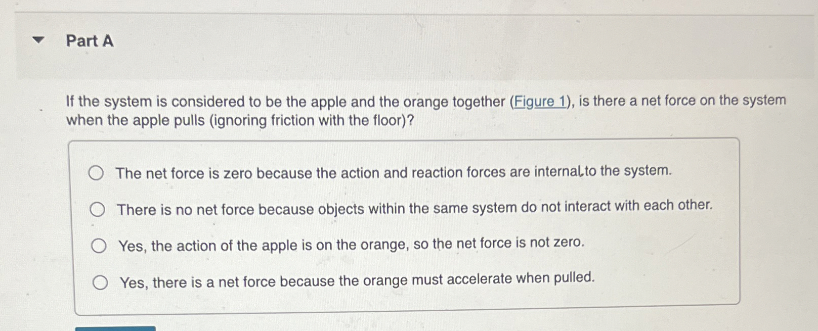 Solved Part AIf the system is considered to be the apple and | Chegg.com