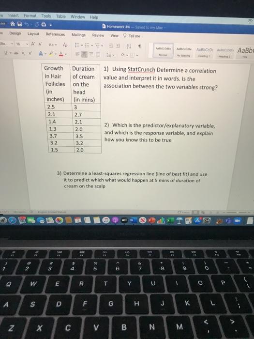 Solved insert Format Tools Table Window Help hu Design | Chegg.com