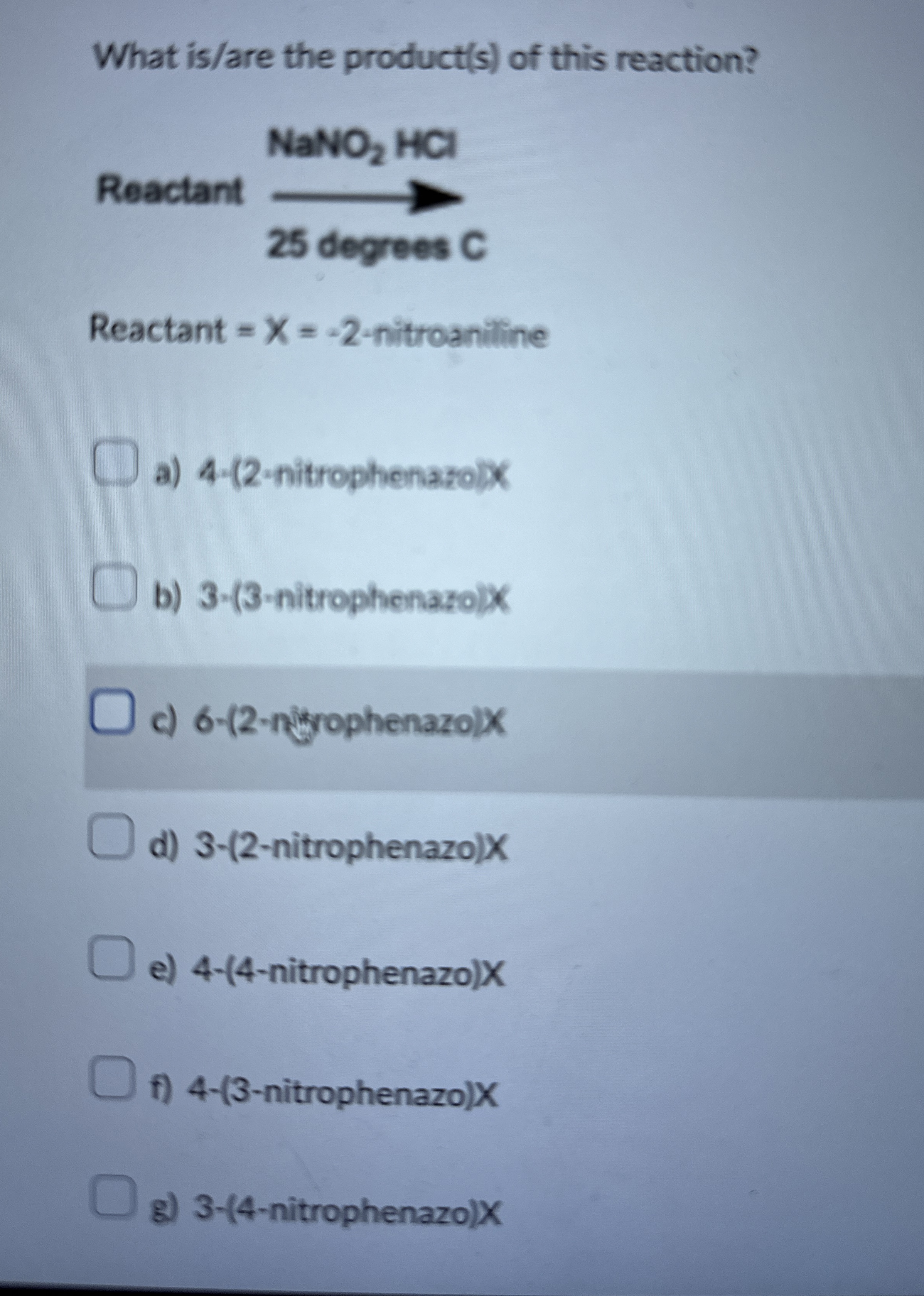 Solved What is/are the product(s) ﻿of this reaction?Reactant | Chegg.com