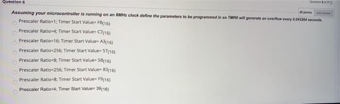 Solved Questo Question 6 20 points Assuming your | Chegg.com