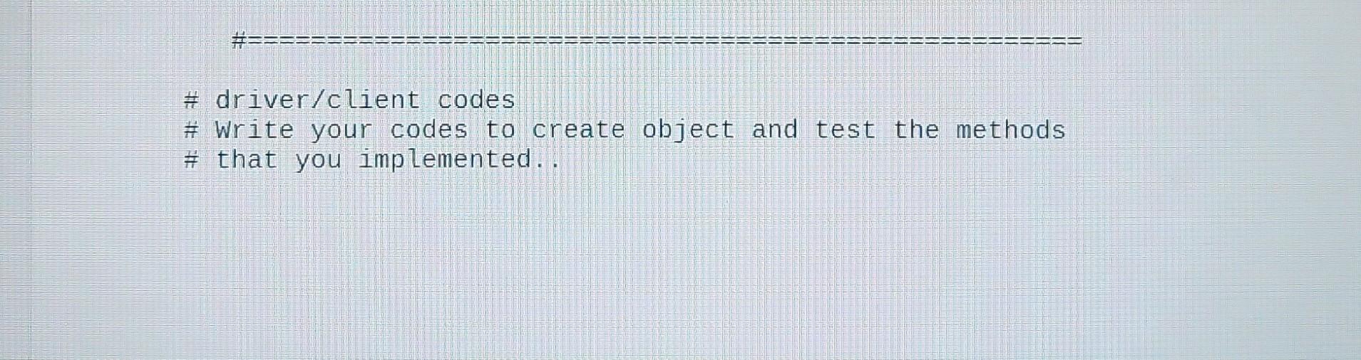 Solved Add And Implement The Following Functions To The