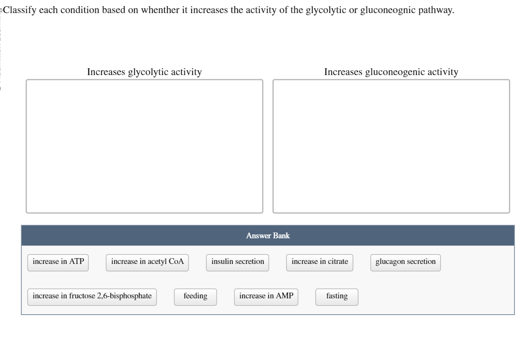 Solved Classify each condition based on whenther it | Chegg.com