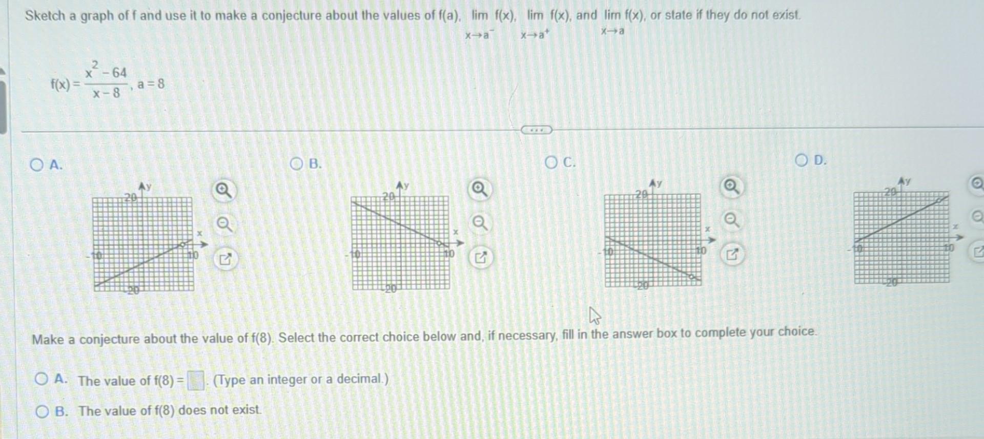 Solved Sketch a graph of f and use it to make a conjecture | Chegg.com