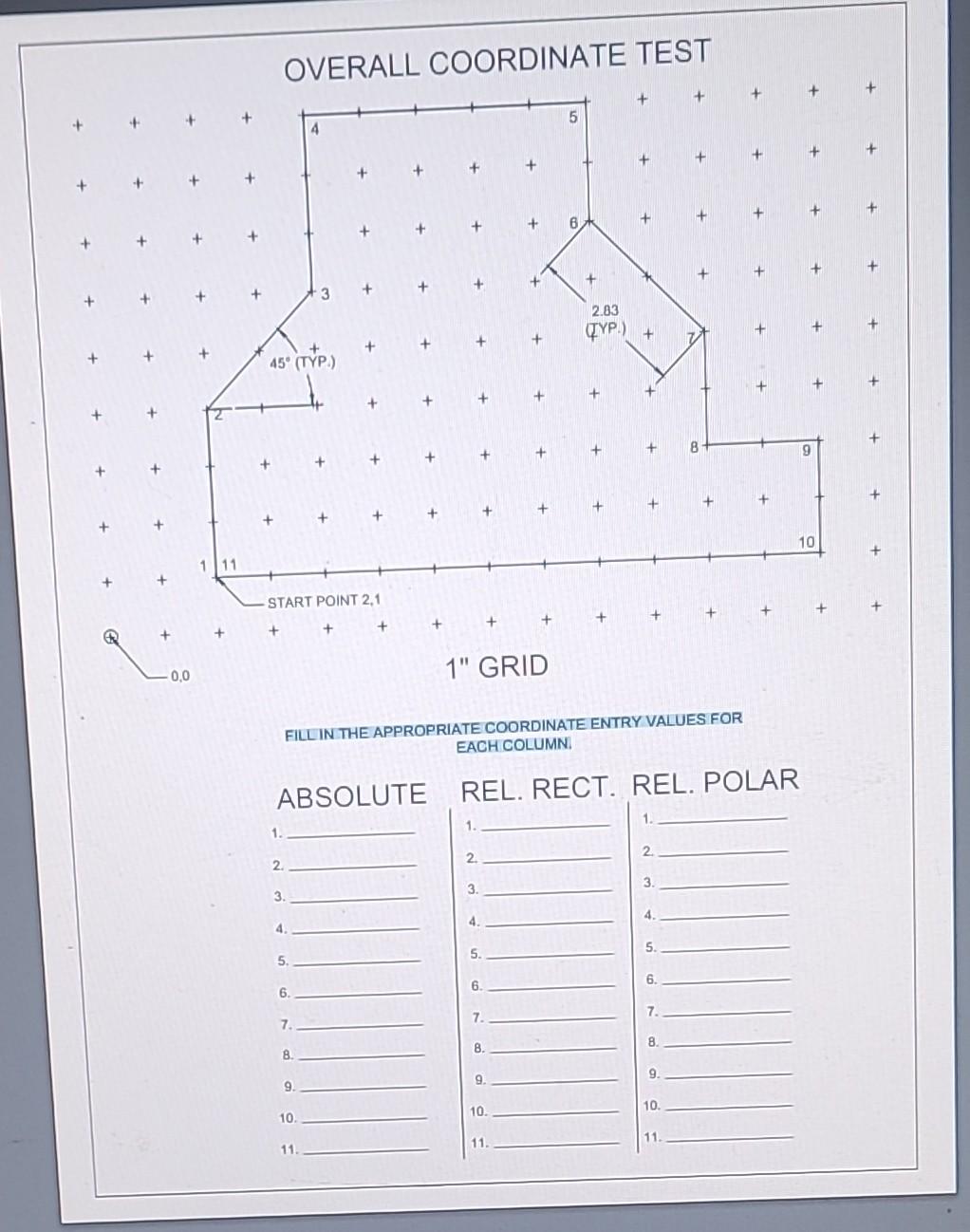 Solved FILLIN THE APPROPRIATE COORDINATE ENTRY VALUES FOR | Chegg.com