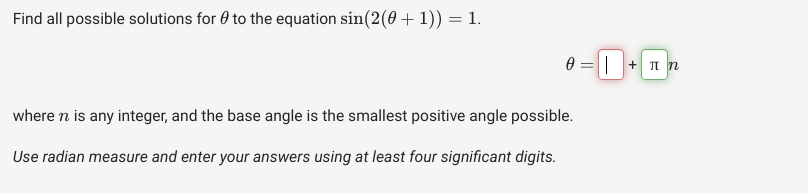 Solved Find all possible solutions for θto ﻿the equation | Chegg.com