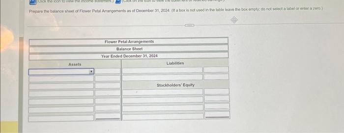 Solved Data table ioon to view the assembled data of Flower | Chegg.com