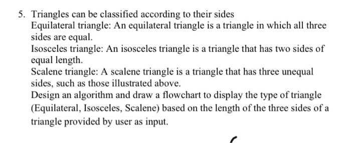 Solved 5. Triangles can be classified according to their | Chegg.com