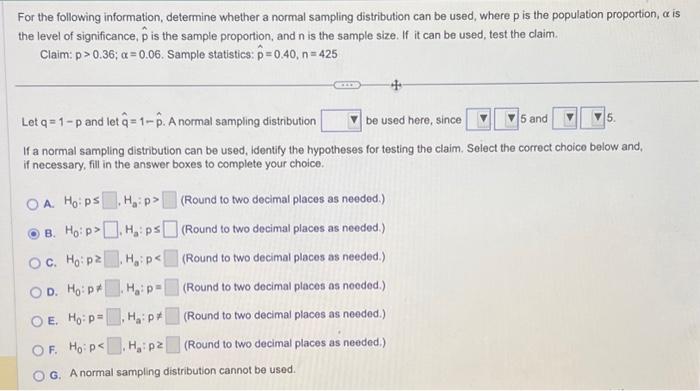 Solved For the following information, determine whether a | Chegg.com