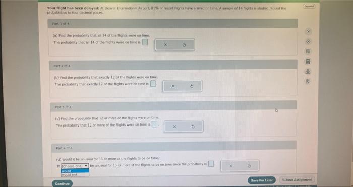 Solved Perobshiliest ta four decima fiace: tatt 2 of 4 (a) | Chegg.com