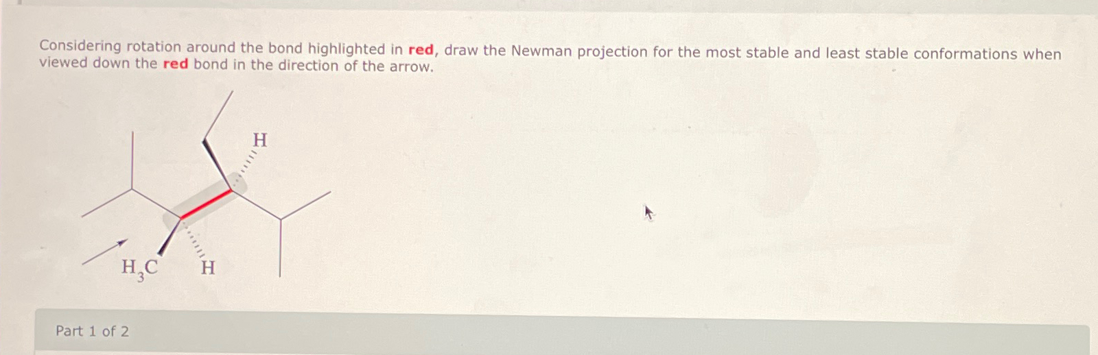 Solved Considering rotation around the bond highlighted in | Chegg.com