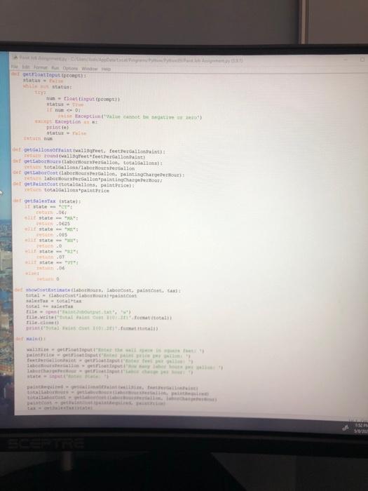 Solved Using IDLE on python, this question has been answered | Chegg.com