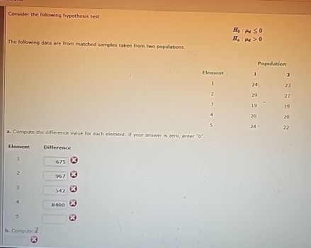 Solved Consider the fallowing hypothesis | Chegg.com