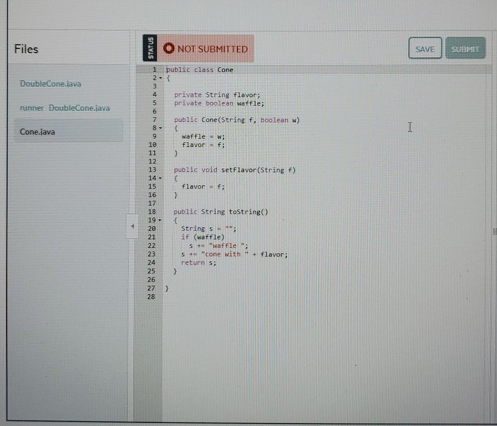 Solved Instructions Write a class which extends the class | Chegg.com