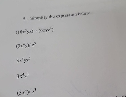 Solved Simplify the expression | Chegg.com