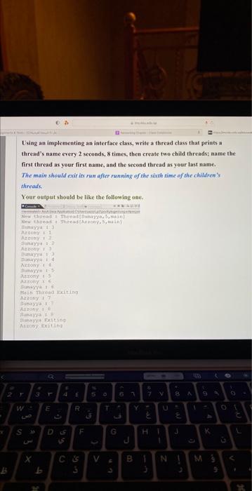 Solved Usiag an implementing an interface class, write a | Chegg.com