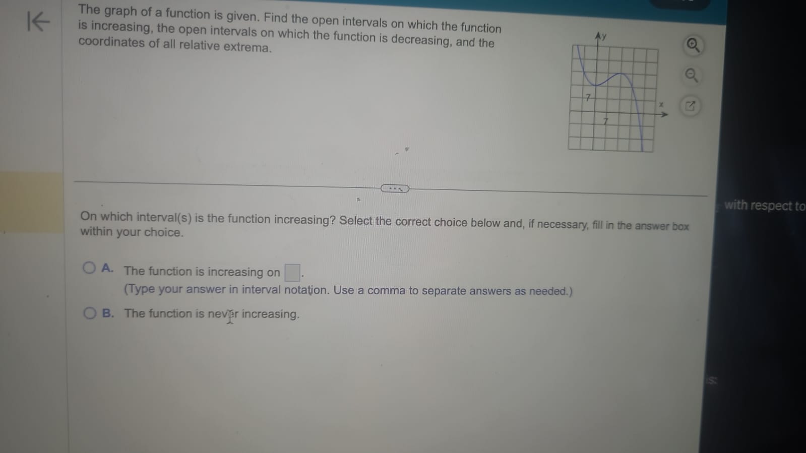 Solved The graph of a function is given. Find the open | Chegg.com