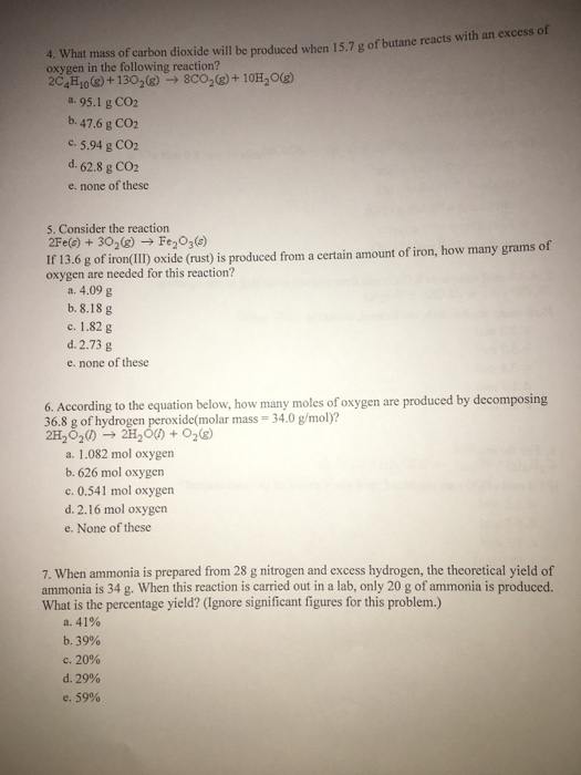Solved 1. The balanced equation 2Cu(s) + O2(e) → 2Cuo(s) | Chegg.com