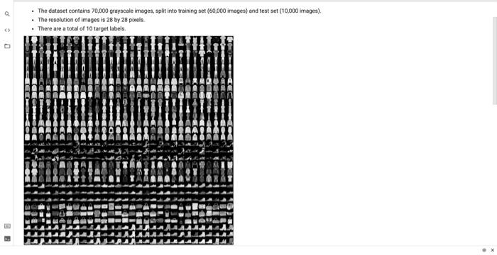 Solved • The dataset contains 70,000 grayscale images, split | Chegg.com