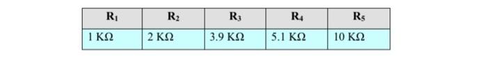 Solved Q1: Use the values in Table 4-1 (simulated Multisim | Chegg.com