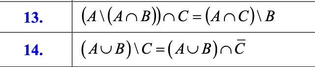 Solved for both variant,For the arbitrary sets A, ﻿B, ﻿C, | Chegg.com