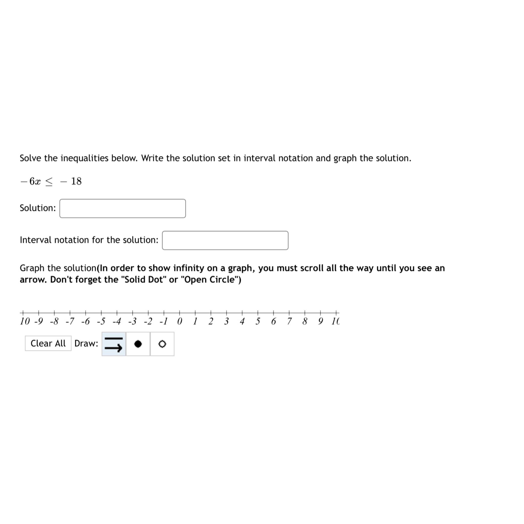 Solved Solve the inequalities below. Write the solution set | Chegg.com