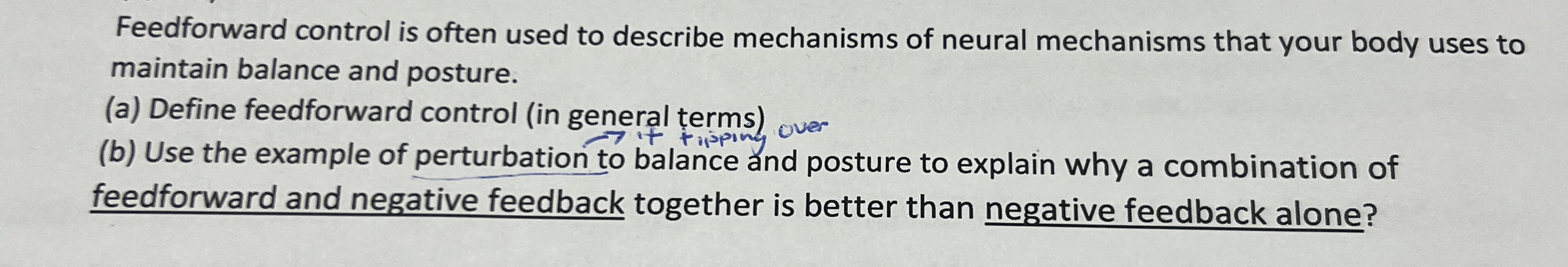 Solved Feedforward control is often used to describe | Chegg.com
