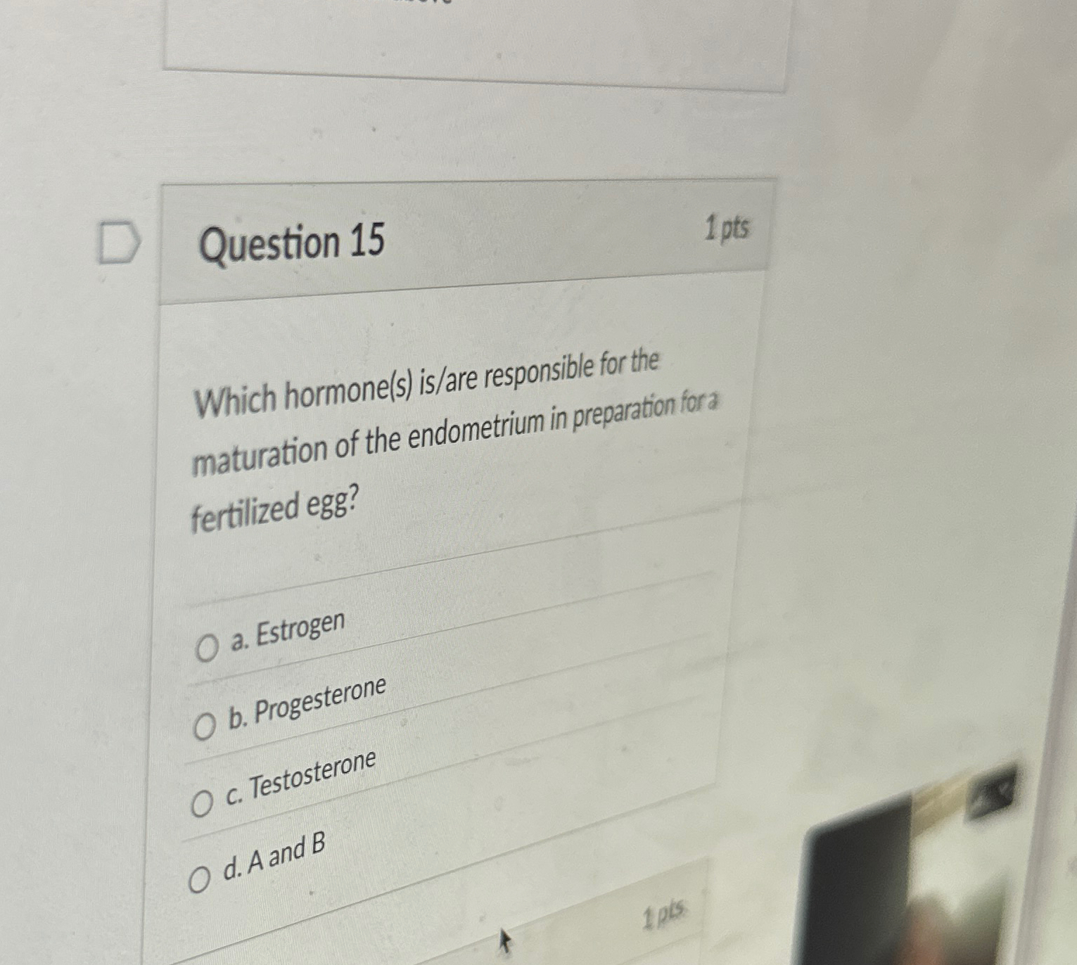 Solved Question 151 ﻿ptsWhich hormone(s) ﻿is/are responsible | Chegg.com