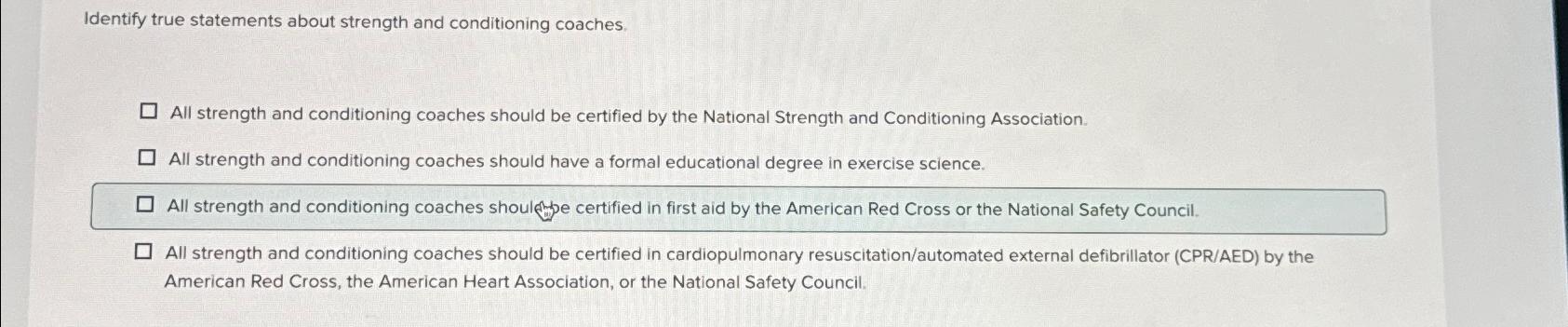 Solved Identify true statements about strength and | Chegg.com