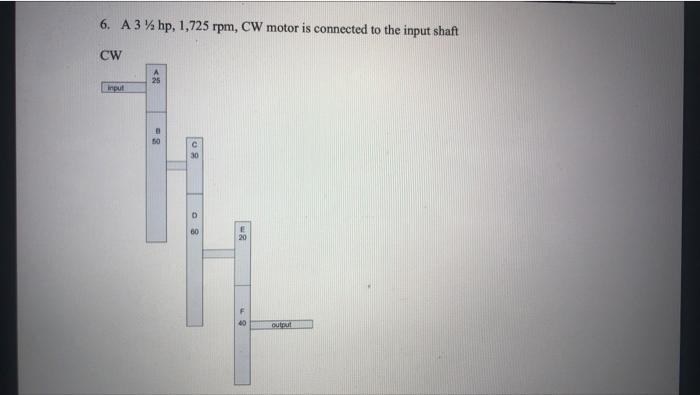 Solved calculate the overall gear ratio, output speed, | Chegg.com