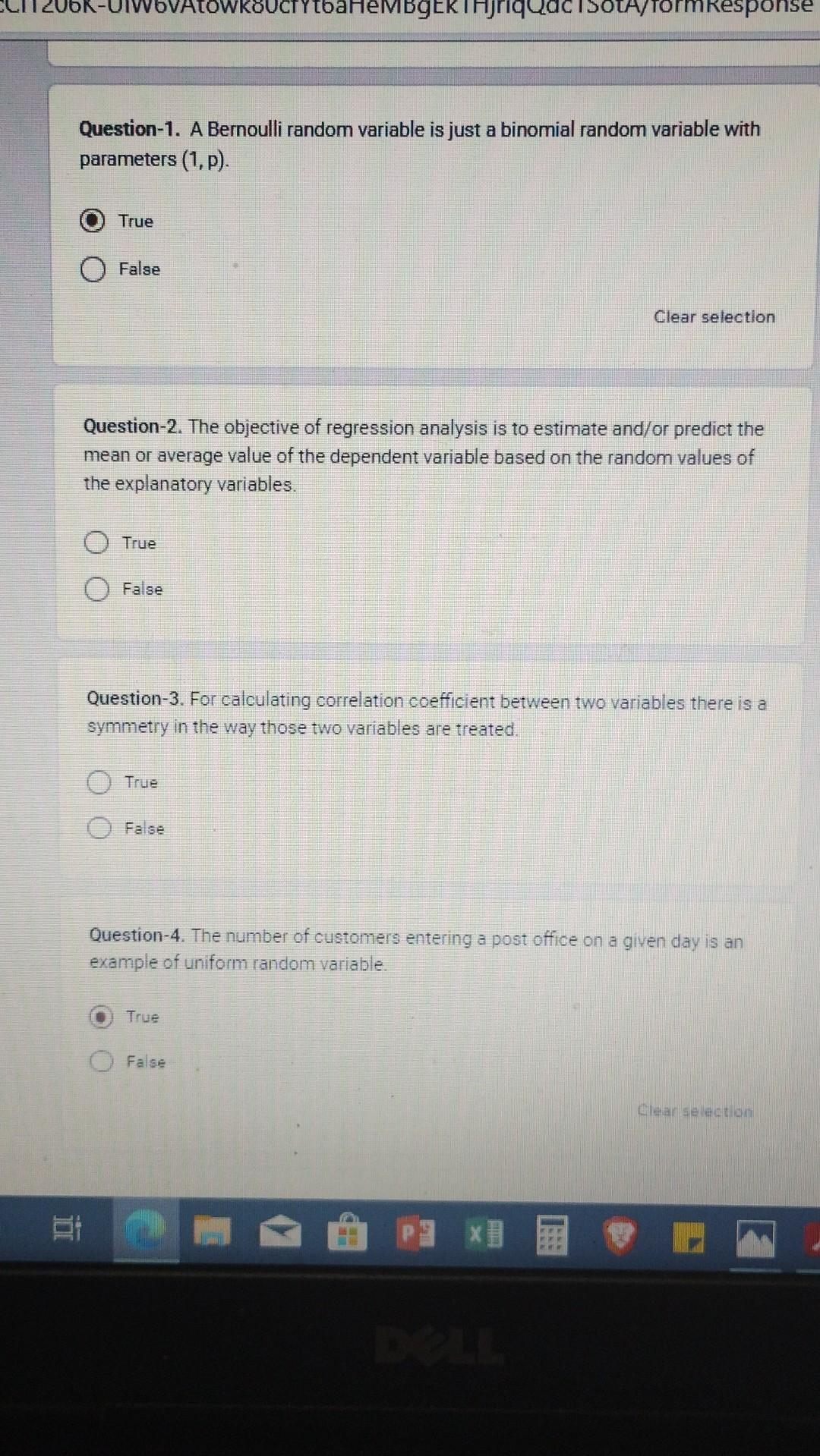 Solved Question 1 A Bernoulli Random Variable Is Just A