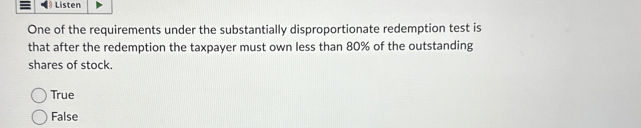 Solved One of the requirements under the substantially | Chegg.com
